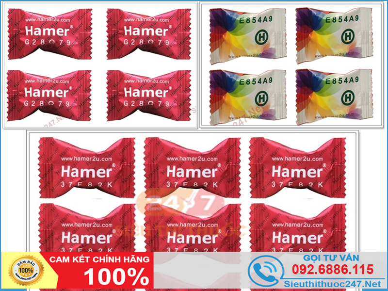 Kẹo sâm Hamer chính hãng - Công dụng, cách dùng - Siêu thị thuốc 247
